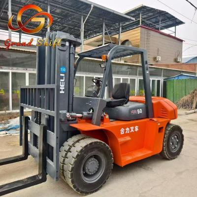 China Heli 5 Ton Diesel Forklift For Heavy Duty Material Handling Robust Design for sale