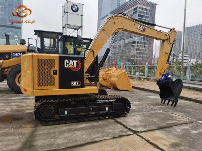 China CAT 307 7.5 tons New or Used Crawler Excavator with Turbocharging Engine and Variable-displacement piston pump for sale