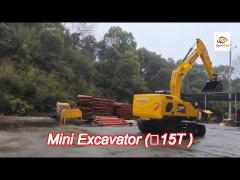 tz18 new crawler hydraulic excavator with 1950kg 14.6kw rated power 0.05 m³ bucket capacity