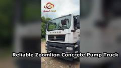 Used Zoomlion ZLJ5230THBKF Concrete Pump Truck, 4-section Boom, Maan Chassis, 23 Ton Total Weight