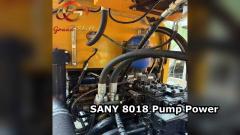 SANY 8018 Concrete Pump 80m3h Diesel Power
