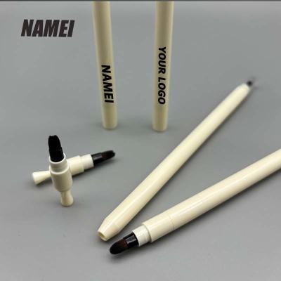 China Custom color private label plastic tube twist up round shape lip liner lip pencil container for lipstick for sale