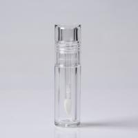 China Full Transparent Solid Lip Glaze Tube Empty Lip Gloss Container Cylinder Empty Lip Gloss Tubes for sale