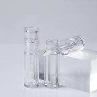 China Full Transparent Solid Lip Glaze Tube Empty Lip Gloss Container Cylinder Empty Lip Gloss Tubes for sale