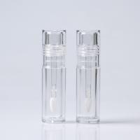 China Full Transparent Solid Lip Glaze Tube Empty Lip Gloss Container Cylinder Empty Lip Gloss Tubes for sale