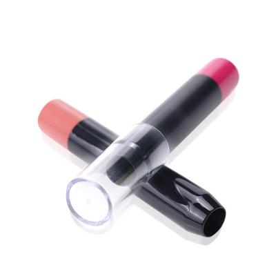 China Logo printing white black round shaped empty lip balm blush container foundation concealer stick tube for sale