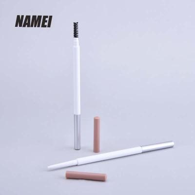 China 2 In 1 Empty Cosmetic Packaging Eyebrow Tube Container Empty Eyeliner Tube Container for sale