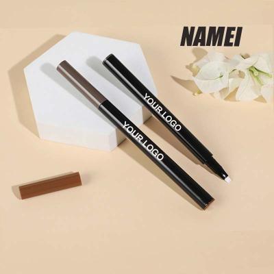 Cina Eyebrow Pencil Waterproof Fork Tip Eyebrow Tattoo Pen Tube OEM Four Tips Eyebrow Pencil in vendita