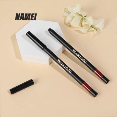China Custom Color Private Label Eyeliner Tube Twist Up Round Shape Lip Liner Pencil Container For Lipstick for sale