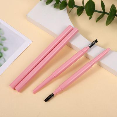 Cosmetic Plastic Tubes Empty Eyebrow Pen Eyebrow Pen Packaging With Brush