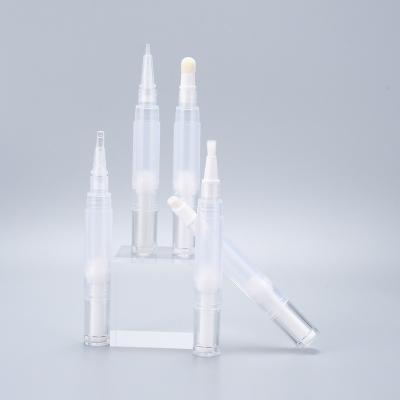 China 2ml 4ml Empty Airless Cosmetic Twist Pen Packaging Nail Oil Pen With Brush Tip Custom Twist Brush Twist Pen Tubes for sale