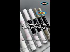 adjustable length lipstick pencil packaging tube ps material with any color