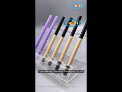 customize lip liner pencil eyebrow eyeliner tube with brush lip liner pencil container with chipper