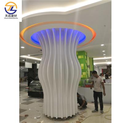 Cina Edifici commerciali Piastrelle in alluminio CE soffitto lineare in alluminio prefabbricato in vendita