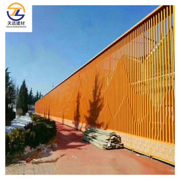 Quality Commercial Buildings Aluminum Tile CE Aluminum Linear Ceiling Pre Fabricated for sale