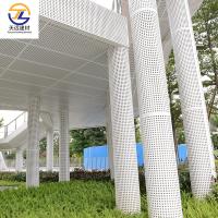 Quality Weaterherproof Aluminum Railing 3d Wood Grain Fluted Exterior Aluminium Wall for sale