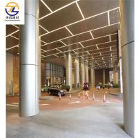 Quality 0.6 - 1.2mm Aluminum Metal Ceiling System Solution LED Light Linear Metal for sale