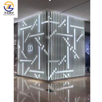 China Placca perforata di metallo per soffitti di edifici per uffici pannello di alluminio con 600*600mm for sale