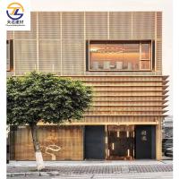 Quality Sleek Aluminum Window Grilles C Shaped Strip Ceiling Exterior Aluminium Cladding for sale