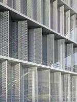 Quality Office Building Aluminum Window Grilles Metal Perforated Plate 600 X 600MM for sale