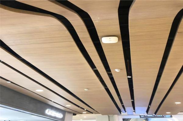 Quality Spraying Coating Brushed Aluminium Tiles 1.2mm Adhesive Suspended Ceiling Panel for sale