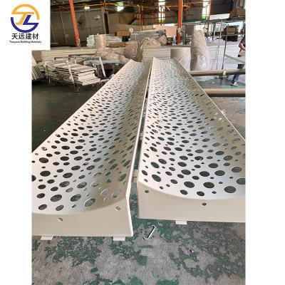 China Houten aluminium plafond AA1100 AA5005 AA3003 Aluminium wandpanelen Te koop