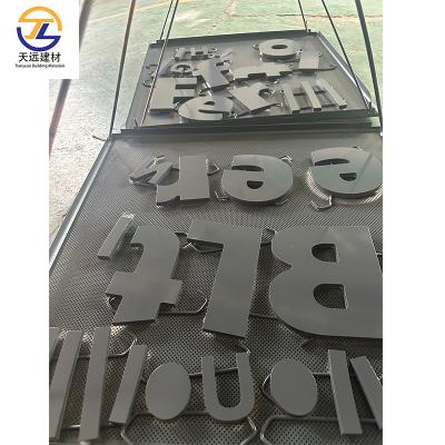 Cina Rivestimento in polvere piastrelle di alluminio riciclabile alluminio C canale estrusione 3003 soffitto a strisce in vendita