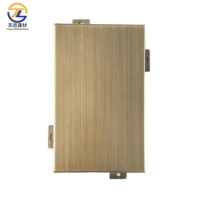 Cina 100 mm 150 mm Alumini Metallico soffitto di alluminio Artistici fogli decorativi di alluminio in vendita