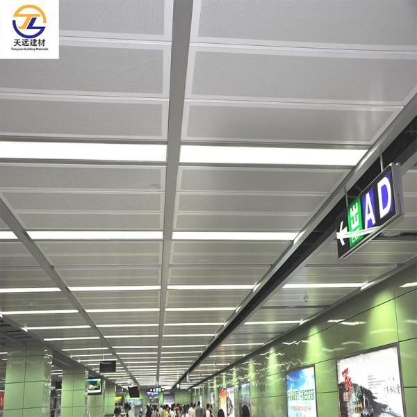 Quality Indoor decoration fireproof and soundproof powder coated aluminum alloy ceiling for sale