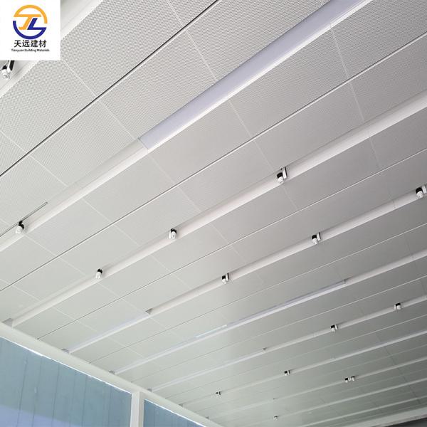 Quality Indoor decoration fireproof and soundproof powder coated aluminum alloy ceiling for sale