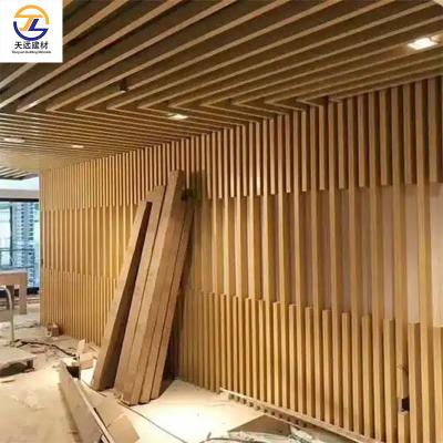 Cina Decorazione del soffitto in alluminio a sospensione lineare a tubo quadrato metallo ignifugo in vendita