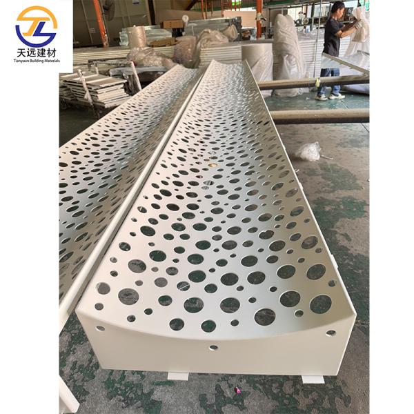 Quality Modern Design Aluminum Screen With Black Groove For Indoor And Outdoor for sale