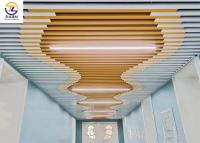 China TianYuan 6063 Aluminum U-Shaped Baffle Ceiling 1.0mm for Commercial Buildings for sale