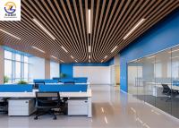 China Custom Aluminum Baffle Ceiling Profile 20-100mm Width Anodized Finish for sale