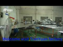 Aluminum ceiling and honeycomb panel case