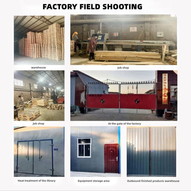 Factory Processing Marine Terminal Wood Pallet