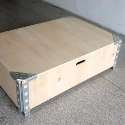 中国 大型 オーダーメイド 木製 箱 出口 折りたたむ プラウダー 箱 パレット 販売のため