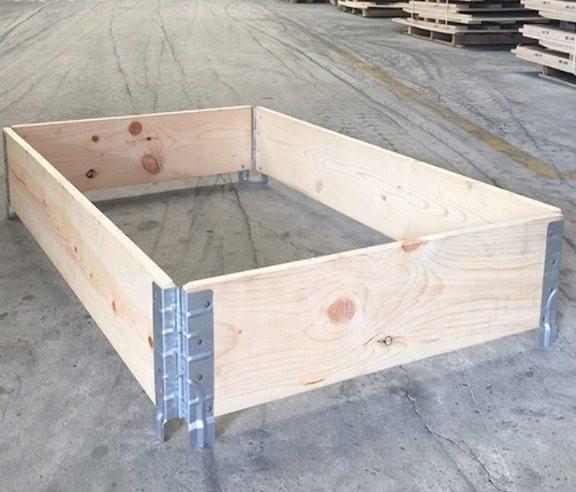 Immagazzinaggio Caste di pallet in legno 4 vie Caste a pallet in legno