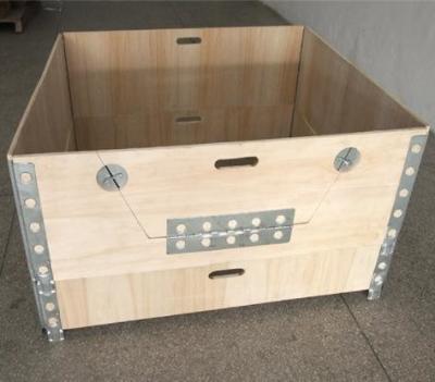 China Logistics Stackable Wooden Boxes Transportation Large Wooden Boxes Storage Coaming Box for sale