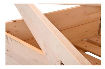 中国 エパール木製パレットキャスト パレット用の積み重ねられる木製カラー 販売のため