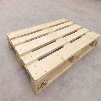 Fumigación Palés de madera Epal Euro estándar 1200X1000X144mm Palé de madera de pino