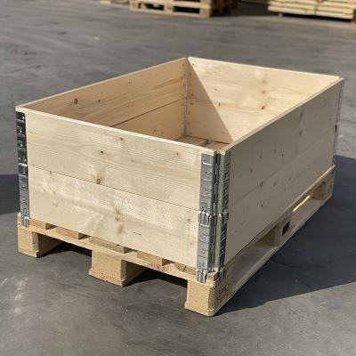 China Wooden Packing Box for Cargo Transportation Foreign Trade Export Recyclable Wooden Boxes Stacked Wood Pack Box for sale