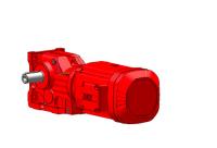 China Helical Bevel Variable Speed Gear Reducer Gearmotors Right Angle DRN100LS4 for sale
