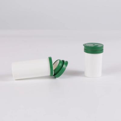 China Plastic Effervescent tablets lid,spring cap,Tubular spring cover with Desiccant/drier for sale