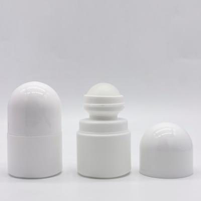 China Leak-Proof 30ml 50ml 75ml 100ml HDPE Plastic Roller Ball Deodorant Container Empty Antiperspirant Bottle for sale