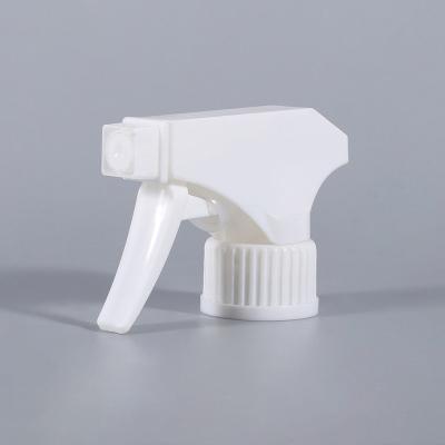 China Automatic Aerosol 28mm Black Detergent/Cleaning Plastic Trigger Spray valve Spray Pump Head For Spray Bottle for sale