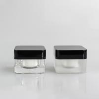 China 15ml 30ml 50ml Acrylic Cream Jar – Double Wall Square for sale