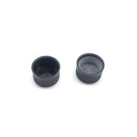 China PP Plastic Black Caps With Tamper-Evident Function And Plastic Insert for sale