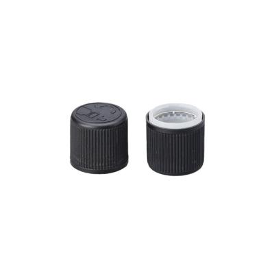 China 18mm Black PP Tamper-Evident Cap for sale
