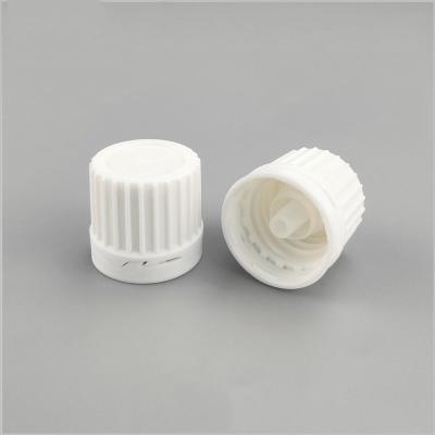 China 18mm tamper evident Dropper caps with Orifice Reducers for sale